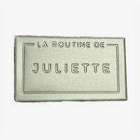 China High Ranking Metallic Brand Label With Debossed Finished Of Perfume Bottle for sale