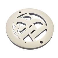 China Customized Material Stainless Steel Brass Iron Zinc Alloy Metal Brand Logo Name Label for Handbag for sale