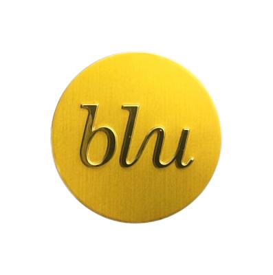 China A High-end Logo Brand With A Golden Embossed Three-dimensional Custom Label for sale
