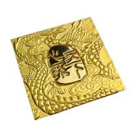 China Customized Products With A High-end Sense Of Zinc Alloy Gold Three-dimensional Embossed Pattern Design for sale