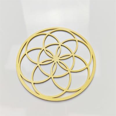 China Customized Brass Decorative Nameplate With A Perfect Round Design for sale