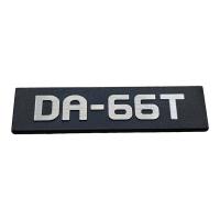 China Custom 3D Embossed Brushed Aluminum Equipment Nameplate With Adhesive for sale