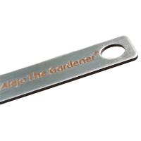 China Custom Brushed Stainless Steel Nameplate Metal Red Engraved Logo Label For Furniture for sale