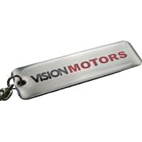 China Custom Metal Epoxy Resin Dome Sticker Cystal Aluminum Keychain Tag Printing Logo Label for sale