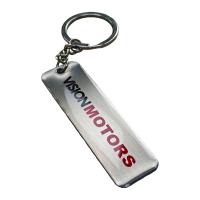 China Custom Metal Epoxy Resin Dome Sticker Cystal Aluminum Keychain Tag Printing Logo Label for sale