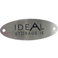 China Custom Etched Stainless Steel Nameplates, Durable Metal Labels for Industrial Equipment Identification for sale