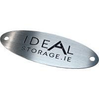 China Custom Etched Stainless Steel Nameplates, Durable Metal Labels for Industrial Equipment Identification for sale