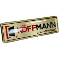 China Custom-Made Brass Nameplates With Gold Finish & Epoxy Dome Label for sale