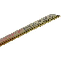 China Custom-Made Brass Nameplates With Gold Finish & Epoxy Dome Label for sale
