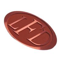 China Stainless Steel Nameplate Aluminum Metal Tag Brass Logo Engraved Metal Name Plate for Your Brand for sale