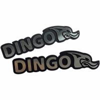 China Customized Aluminum Die-casting Embossed Logo Diamond Cutting Surface Metal Nameplate for sale