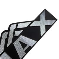 China OEM 3D Embossed Metal Label Plate Etched Aluminum Sign Custom Logo Sticker Outdoor Car Furniture Decorative Identification Tag for sale