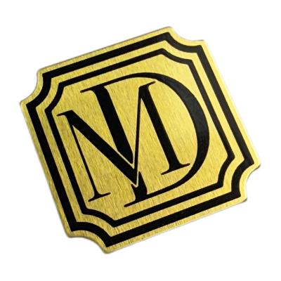 China China Furniture Label Badge, Aluminum Name Plate, Embossed Metal logo for sale