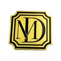China China Furniture Label Badge, Aluminum Name Plate, Embossed Metal logo for sale