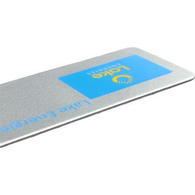 China Custom Multilingual Safety Warning Aluminum Nameplates Compliant Furniture Labels for sale