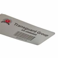 China Laser-engraved QR Code Industrial Labels Serial Number Markings Durable and Wear-resistant Metal Plate Tag for sale