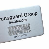 China Laser-engraved QR Code Industrial Labels Serial Number Markings Durable and Wear-resistant Metal Plate Tag for sale