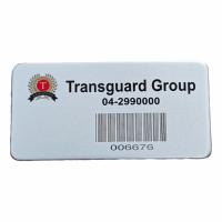 China Laser-engraved QR Code Industrial Labels Serial Number Markings Durable and Wear-resistant Metal Plate Tag for sale
