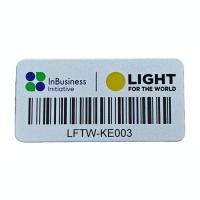 China Customized Metal Barcode Serial Number Label Nameplate Aluminum Laser Asset Tag for sale
