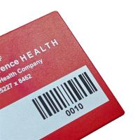China Custom Square Aluminum Barcode Tags Medical Grade Durable Asset Labels for sale