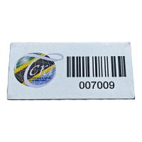 China Custom-made Four-color Printed Aluminum Bar Code Tape With Adhesive for sale
