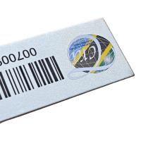 China Custom-made Four-color Printed Aluminum Bar Code Tape With Adhesive for sale