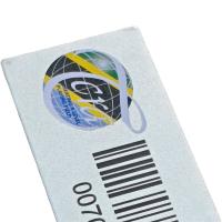 China Custom-made Four-color Printed Aluminum Bar Code Tape With Adhesive for sale