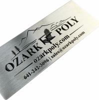 China Custom Metal Durable  Nameplate Stainless Steel Brush Label Brand Logo Recessed Tag For Furniture for sale