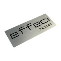 China Custom Mirror Letter Effect Metal Label Stainless Steel Embossed Brand Logo Nameplate With Adhesive for sale