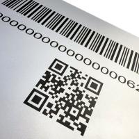 China Customized Metal Barcode And QR Code Labels For Industrial Enterprise Logos for sale