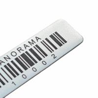 China Custom Metal Serial Number Plates Stainless Steel QR Code Barcode Tags Aluminium Asset Labels with Printing for sale