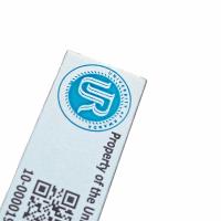 China Customized Laser Engraving Aluminum Qr Code Printing Metal Name Plates Tags With Holes for sale