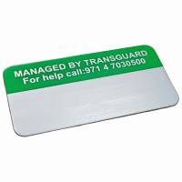 China Aluminum Scratch Holographic Name Plates Asset Tracking QR Code Metal Equipment Tags Inventory Control Waterproof Durable for sale