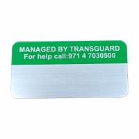 China Aluminum Scratch Holographic Name Plates Asset Tracking QR Code Metal Equipment Tags Inventory Control Waterproof Durable for sale