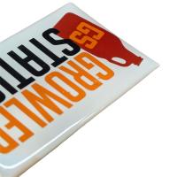 China Customize High-quality PVC Soft Epoxy Dome Base Nameplate for sale
