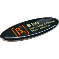 China Custom High-Quality Printed Aluminum Base Epoxy Dome Nameplates for sale