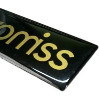 China Factory-customized High-end Epoxy Resin Aluminum Nameplate Printing Effect for sale