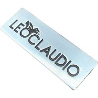 China Custom Anodized Waterproof Aluminum Nameplate Polish Logo Recessed Lacquer Black Paint Label for sale