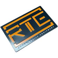 China Factory-customized Aluminum Nameplate Three-dimensional Raised Character Logo for sale