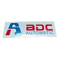 China Custom Embossed Aluminum Metal Nameplates With Adhesive Backing for sale
