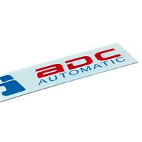 China Custom Embossed Aluminum Metal Nameplates With Adhesive Backing for sale
