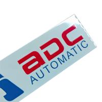 China Custom Embossed Aluminum Metal Nameplates With Adhesive Backing for sale