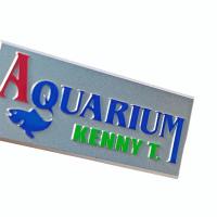 China Custom High-Quality Multi-Color Die-Cast Aluminum Name Plates for sale