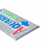 China Custom High-Quality Multi-Color Die-Cast Aluminum Name Plates for sale