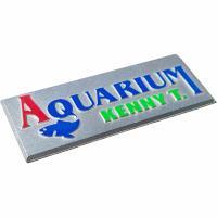 China Custom High-Quality Multi-Color Die-Cast Aluminum Name Plates for sale