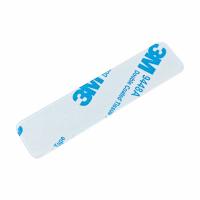 China Aluminum Metal Nameplate With White Background & Adhesive Backing for sale