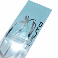 China Custom Metal Electroplated Car Silhouette Stainless Steel sticker / Metal Sticker for sale