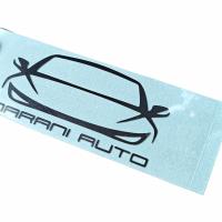 China Custom Metal Electroplated Car Silhouette Stainless Steel sticker / Metal Sticker for sale