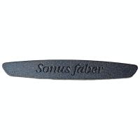 China Manufacture Aluminum Labels Luxury Customized Color Sandblasting Label Anodized Nameplate With Two Feet for sale
