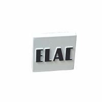 China Customized White Spray-painted Three-dimensional Aluminum Nameplate Subtle Black Logo Metal Plaque Nameplate. for sale